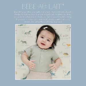 Bebe au Lait Oh-So-Soft Muslin Crib Sheet, Soft Muslin Design, Stylish Pattern - Saguaro Cactus