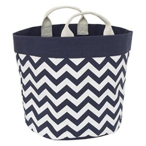 nojo storage handles, chevron-navy/white-tote