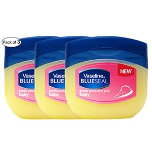 vaseline gentle petroleum jelly blue seal baby (100ml) (pack of 3)