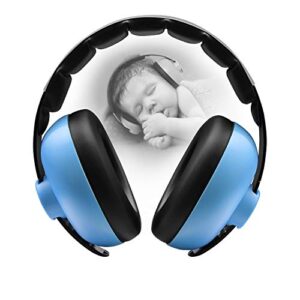 bbtkcare baby ear protection noise cancelling headphones for babies for 3 months to 2 years (blue)