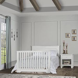 Dream On Me Morgan 5 in 1 Convertible Crib in White