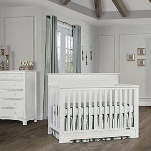 Dream On Me Morgan 5 in 1 Convertible Crib in White