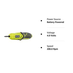 Ryobi 4-Volt Lithium Screwdriver