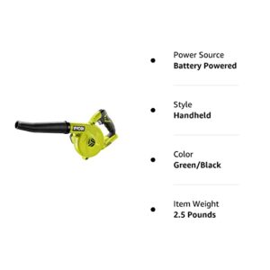 Ryobi 18-Volt ONE+ Compact Blower(tool only)