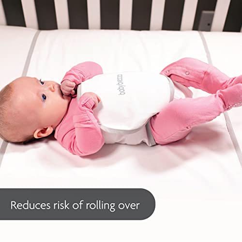 Baby Brezza Safe Sleep Swaddle Blanket for Crib Safety for Newborns and Infants – Safe, Anti-Rollover Blanket, White