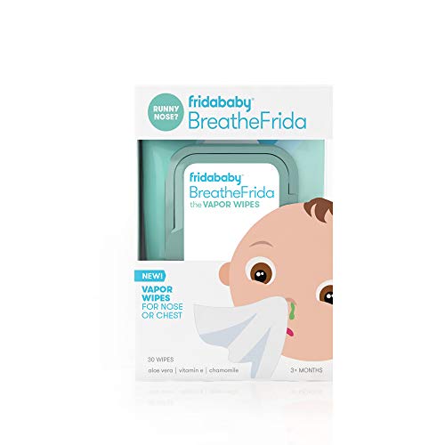 Breathefrida Vapor Wipes for Nose or Chest by Frida Baby, 30 Count (Pack of 1)