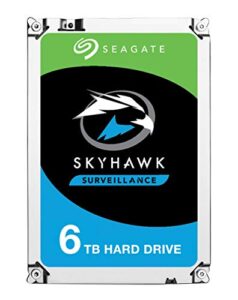 seagate skyhawk st6000vx001 6tb 3.5" internal hard drive - sata