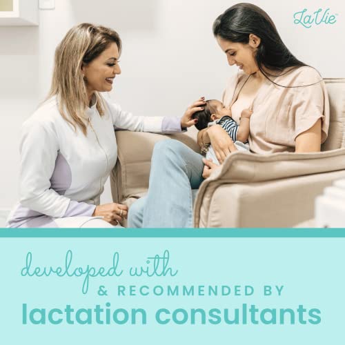 LaVie The Original Lactation Massager for Breastfeeding, Nursing, Pumping, Better Milk Flow, Reduced Discomfort (Teal)