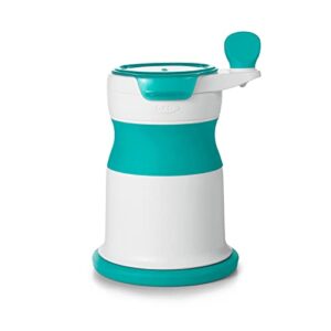 oxo tot mash maker baby food mill, teal