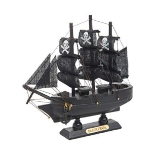 beachcombers small black pearl pirate ship multi