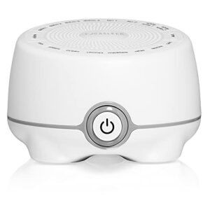 yogasleep whish white noise sound machine, 16 natural & soothing sounds, volume control for baby & adults, get office privacy, concentration, sleep aid, compact for easy travel, essentials for nursery