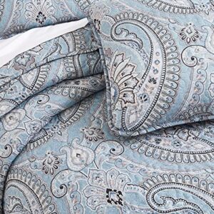 Southshore Fine Living, Inc. Quality Bedding Set, Soft Cozy Lightweight Quilt Set, Coverlet Bedspread, 3 Pc, Pure Melody Aqua, King/California King