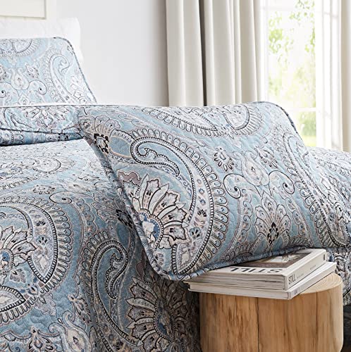 Southshore Fine Living, Inc. Quality Bedding Set, Soft Cozy Lightweight Quilt Set, Coverlet Bedspread, 3 Pc, Pure Melody Aqua, King/California King