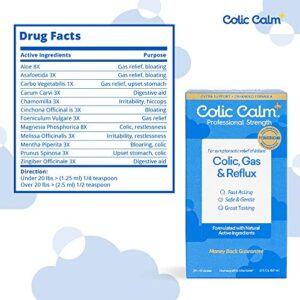 Colic Calm Plus Homeopathic Gripe Water, Colic & Infant Gas Relief Drops, 2 Ounce