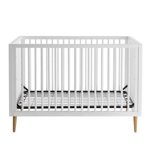 Contours Roscoe 3-in-1 Convertible White Standard Baby Crib, Converts from Baby Crib to Toddler Bed and Daybed, Fits Standard Full-Size Crib Mattress, Easy to Assemble - White