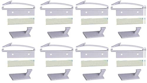 Child Safety Locks, Baby Proofing Drawers Locks, Coolrunner Baby Safety Invisible Drawer Latches with Strong Adhesive for Baby Care - No Tools or Drilling Required(8 Pack)