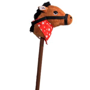 ponyland brown horse stick with sound