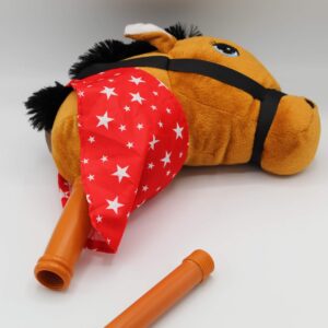 PonyLand Brown Horse Stick with Sound