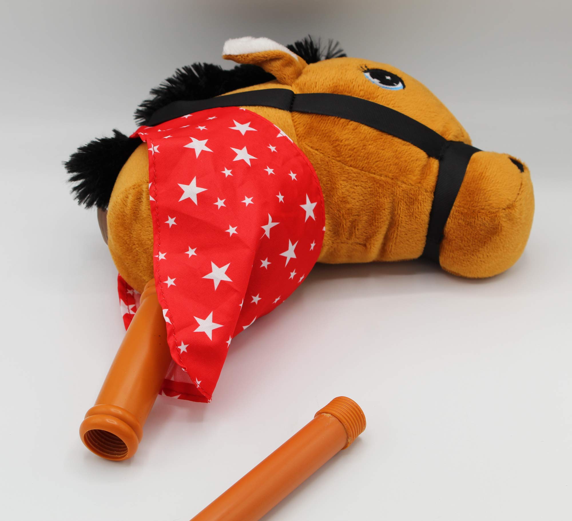 PonyLand Brown Horse Stick with Sound