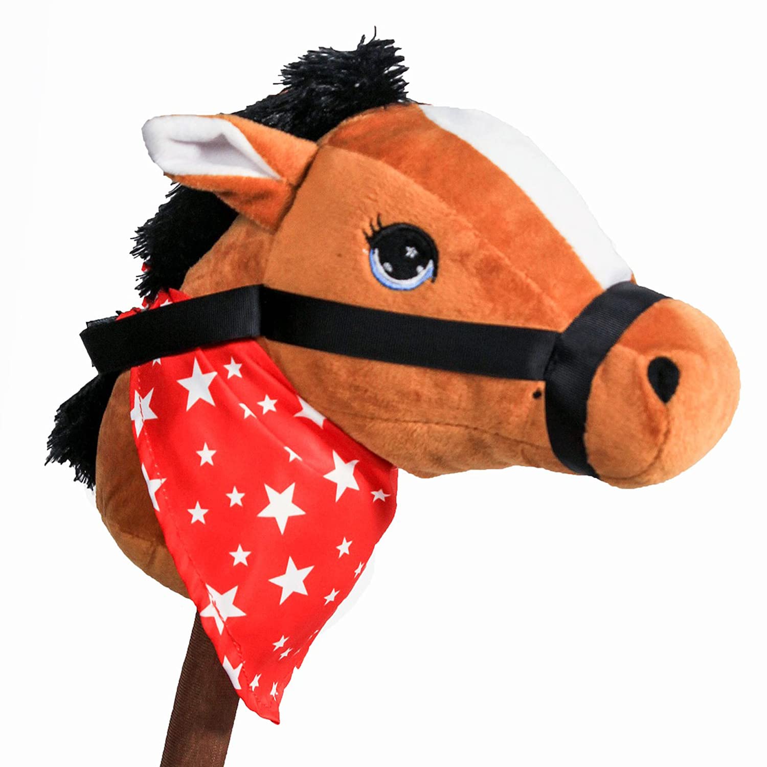 PonyLand Brown Horse Stick with Sound