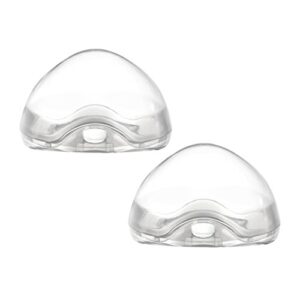 Accmor Pacifier Case, Pacifier Holder Case, Pacifier Container for Travel, BPA Free, Transparent, 2 Pack