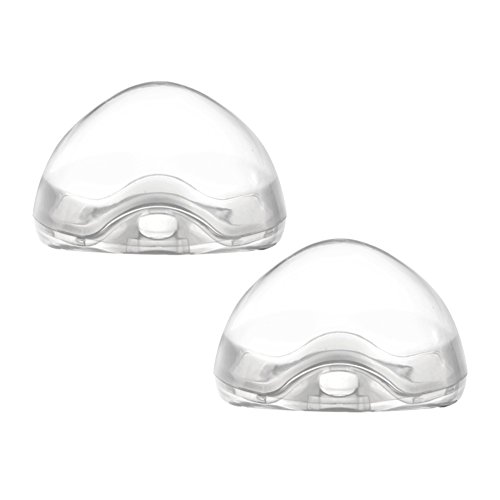 Accmor Pacifier Case, Pacifier Holder Case, Pacifier Container for Travel, BPA Free, Transparent, 2 Pack