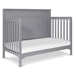 Carter's by Davinci Dakota 4-in-1 Convertible Crib in Grey, Greenguard Gold Certified