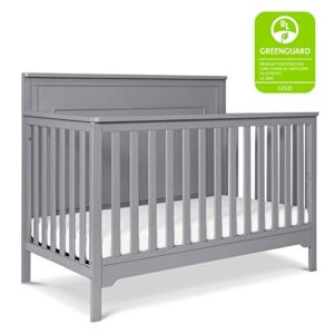 Carter's by Davinci Dakota 4-in-1 Convertible Crib in Grey, Greenguard Gold Certified