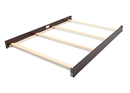 Full-Size Conversion Kit Bed Rails for Delta Children Cribs (Black Cherry Espresso)