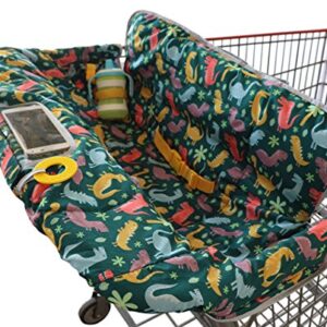 Suessie Shopping Cart Cover and High Chair Cover, Dinosaurs