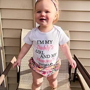 Newborn Baby Girl Romper Jumpsuit Bodysuit +Pants Shorts+Headband Outfit Set