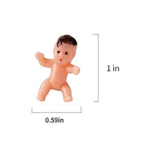 36pcs Mini Plastic Babies for Baby Shower, ice Cube Game, Party Decorations, Baby Toys