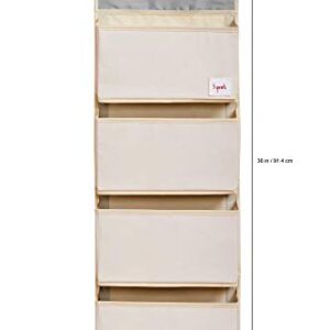 3 Sprouts Hanging Wall Organizer- Storage for Nursery and Changing Tables, Llama