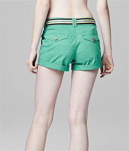 AEROPOSTALE Womens Beachcomber Casual Walking Shorts, Green, 000 Size