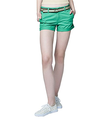 AEROPOSTALE Womens Beachcomber Casual Walking Shorts, Green, 000 Size