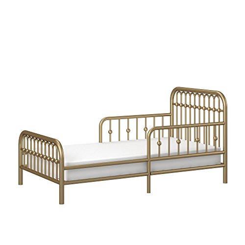 Little Seeds Monarch Hill Ivy Metal Toddler Bed, Gold