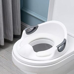 potty training seat for boys girls kids toddlers toilet training seat potty seat for baby with detachable soft cushion sturdy handle and backrest