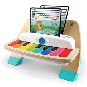 baby einstein and hape magic touch piano wooden musical toddler toy, age 6 months and up