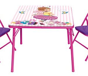 Fancy Nancy Activity Table Set with 2 Chairs, Pink