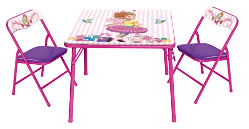 Fancy Nancy Activity Table Set with 2 Chairs, Pink