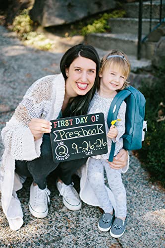 Pearhead Photosharing Chalkboard Signs, Perfect to Commemorate the First and Last Day of School, 2 Chalkboard Signs for School Celebrations and Milestones, 2 Count (Pack of 1) Packaging may vary