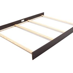 CC KITS Full-Size Conversion Kit Bed Rails for Delta Children's Bennington Crib | Multiple Finishes Available (Dark Chocolate)