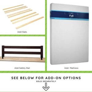 CC KITS Full-Size Conversion Kit Bed Rails for Delta Children's Bennington Crib | Multiple Finishes Available (Dark Chocolate)