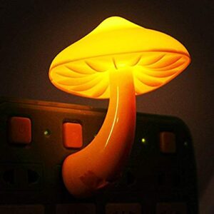 AUSAYE 2Pack Mushroom Night Light Plug in Lamp,Led Night Lights for Adults Kids Baby Children NightLight Wall Mushroom Decor Lamp for Bedroom Bathroom,Toilet,Stairs,Kitchen,Hallway