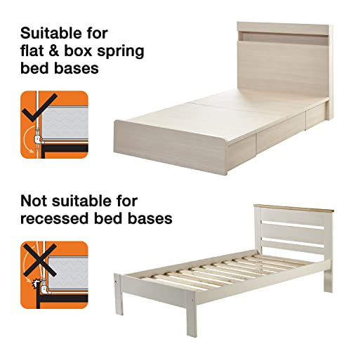 Dreambaby Savoy Bed Rail Guard - Toddlers Bed Rails with Safety Anchors - Fits Up to Queen Size Mattress - Measures 43 inches Wide & 18 inches Tall - Model L720