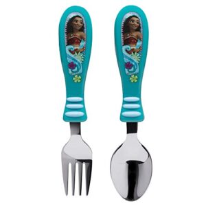 zak designs disney flatware sets, 1 pack, moana