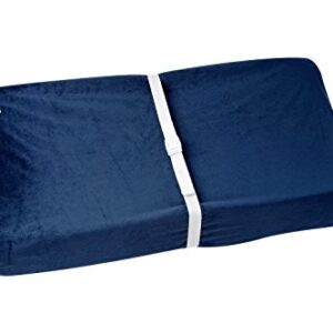 Nautica Kids Nursery Separates Super Soft Changing Pad Cover, Navy & Light Blue Anchor