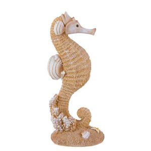 beachcombers 6in seahorse figure coastal beach house decor decoration multi