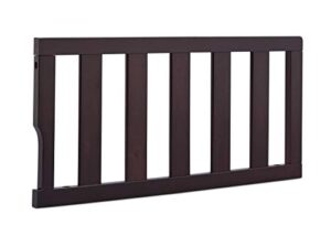 delta children bennington elite toddler guardrail #550725, dark espresso