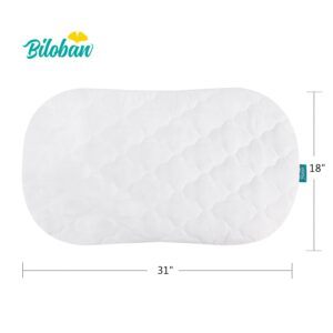 Bassinet Mattress Cover Compatible with Halo Bassinest Swivel Sleeper Bassinet Mattress Only, Waterproof and Soft